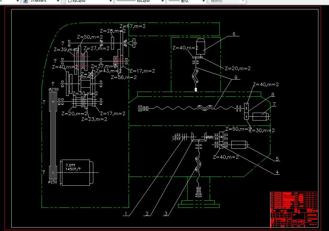 B248-X6132铣床数控化改造及垂直进给机构设计-机床减速器-龙图网