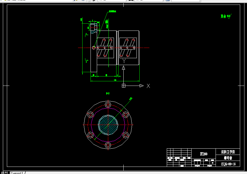 C231-CK6163数控车床纵向进给系统设计-机床减速器-龙图网