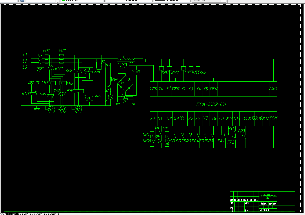 K146-X52K型立式升降铣床电气控制系统的PLC改造-机械机电-龙图网