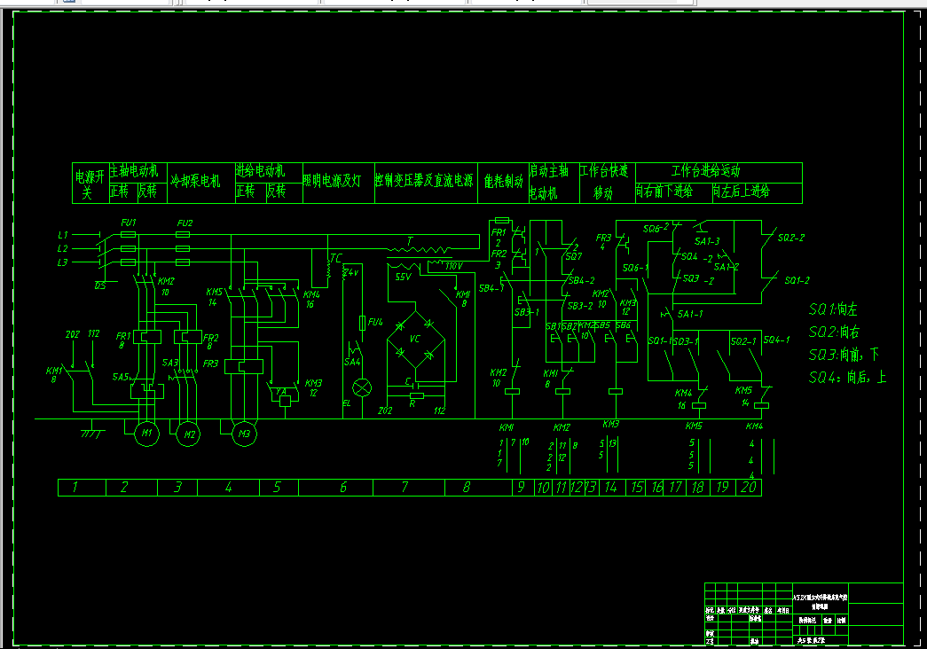 K146-X52K型立式升降铣床电气控制系统的PLC改造-机械机电-龙图网