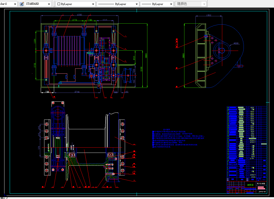 M046-JKMD型多绳摩擦提升机设计-机械机电-龙图网