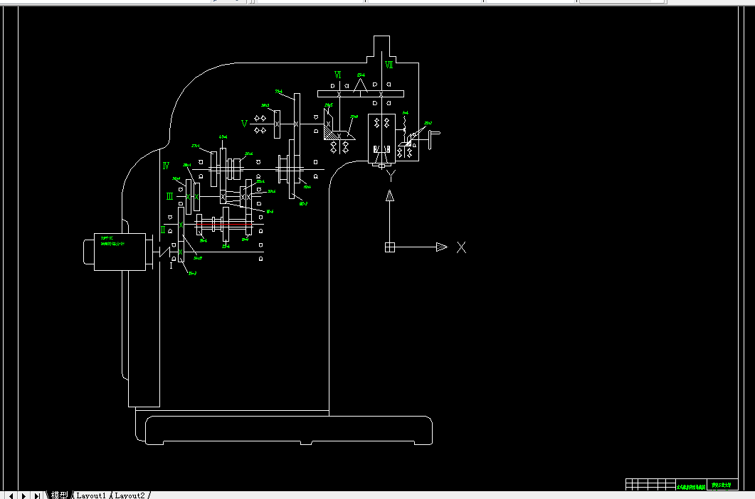 P006-立式铣床立铣头设计-机械机电-龙图网