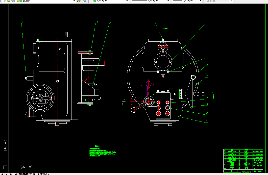 P006-立式铣床立铣头设计-机械机电-龙图网