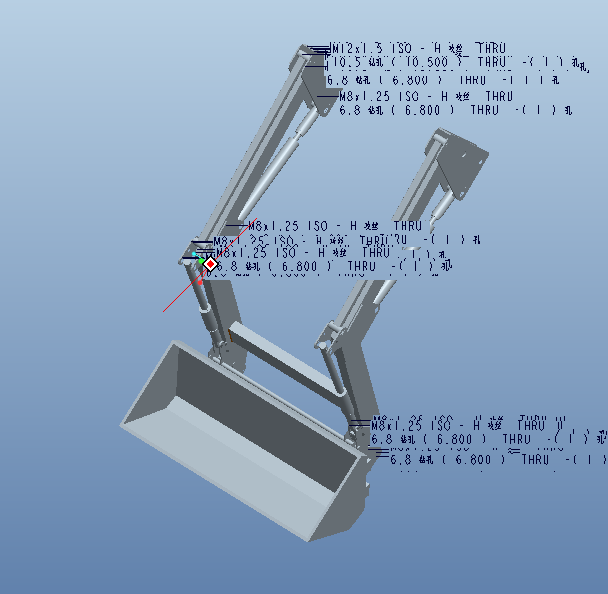 R015-装载机工作机构的设计[含Proe三维图]-机械机电-龙图网