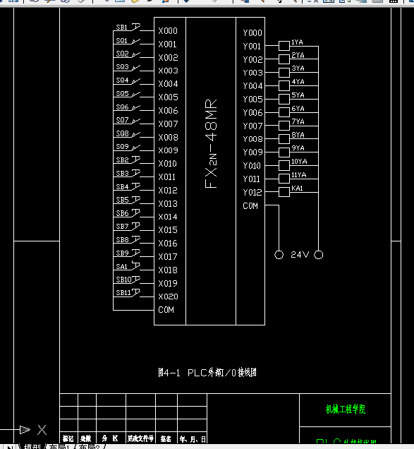 W956-ZS900注塑机PLC电气控制系统设计-机械机电-龙图网