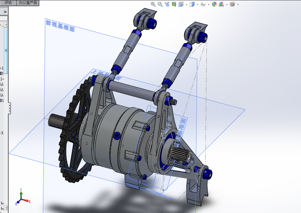Y003-FSC赛车传动系统参数及结构设计[含SW三维图]-机械机电-龙图网