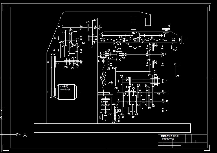 S522-X62W万能卧式升降台铣床主传动的设计-机械机电-龙图网