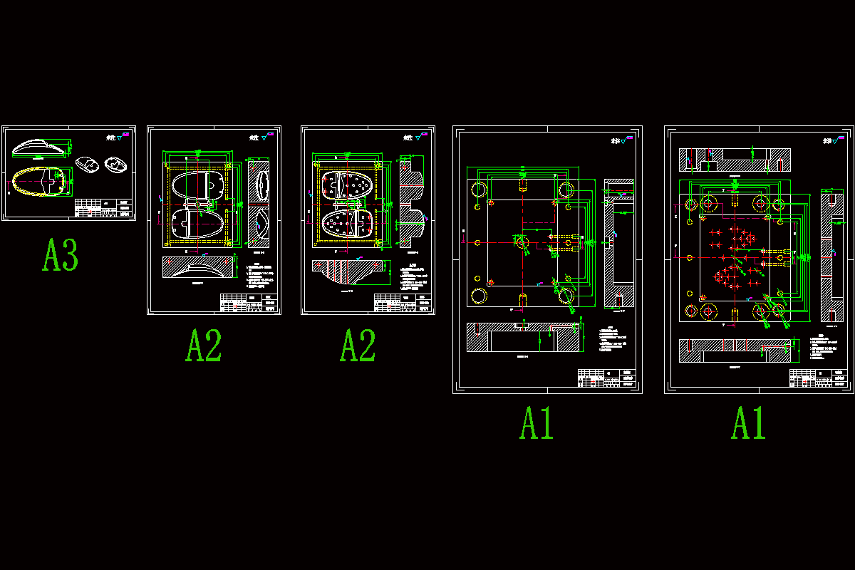 JJ1877-基于UG的鼠标上盖外壳注塑模设计与数控加工[含UG三维图]-模具设计-龙图网