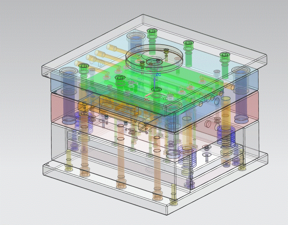 JJ3454-汽车CD面盖的注塑模具设计【含UG三维图】-模具设计-龙图网