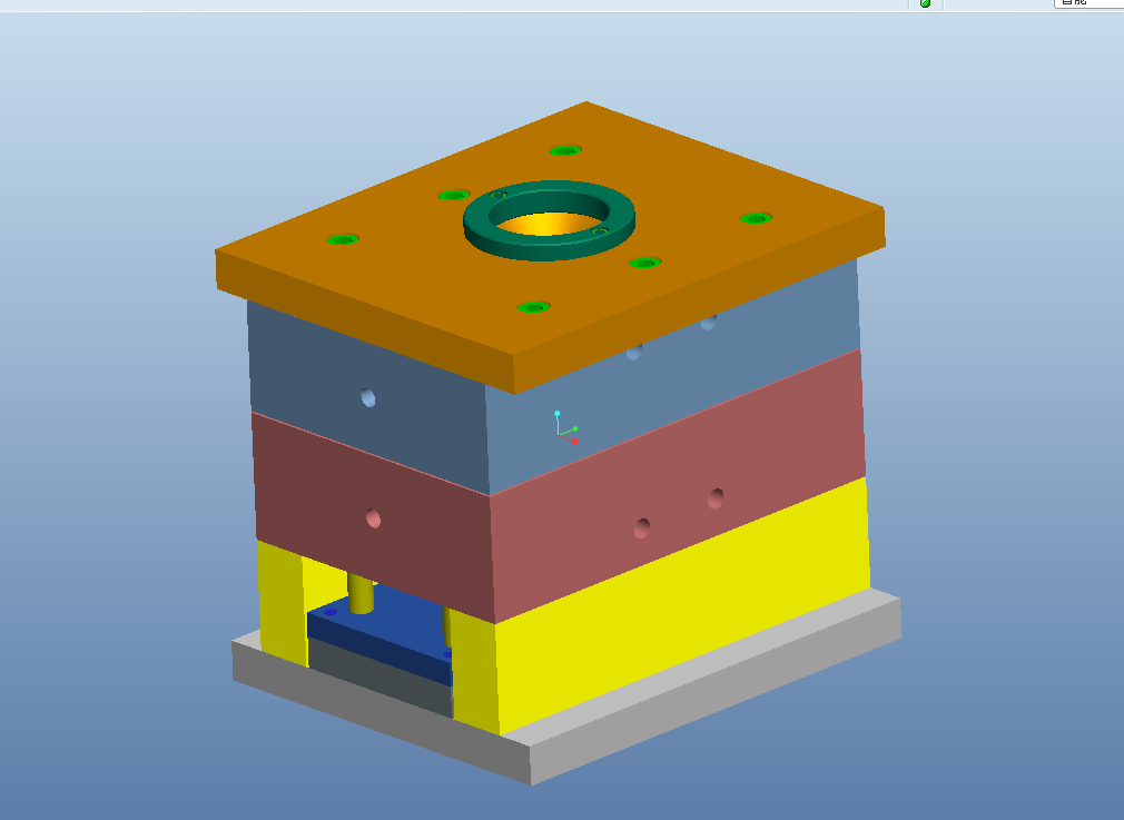 P662-方形杯子注塑模具设计-方形盒子长48【含Proe三维图】-模具设计-龙图网