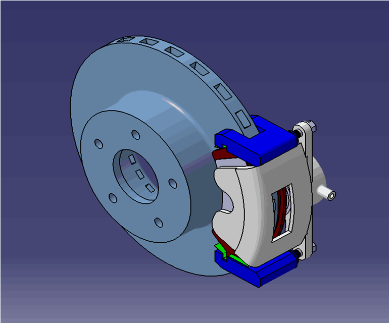 P699-浮钳盘式制动器设计【含Catia三维图】-机械机电-龙图网