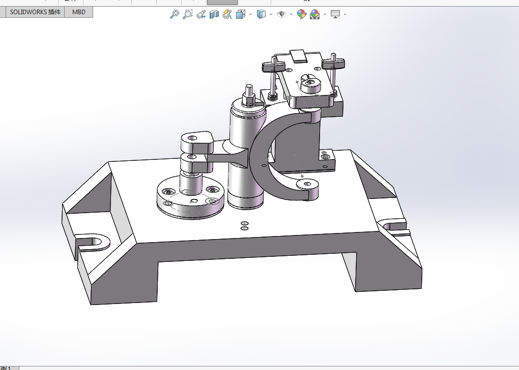 K1556-CA1340自动车床杠杆[杠杆三]加工工艺及钻φ6孔夹具设计[含SW三维图]-工艺夹具-龙图网
